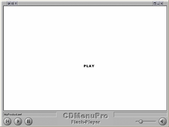 CDMenuPro Flash Player für den Autostart von Flash Videos