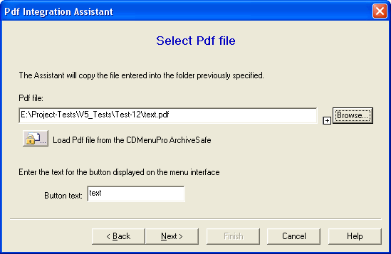 CDMenu mit Pdf-Dokumenten